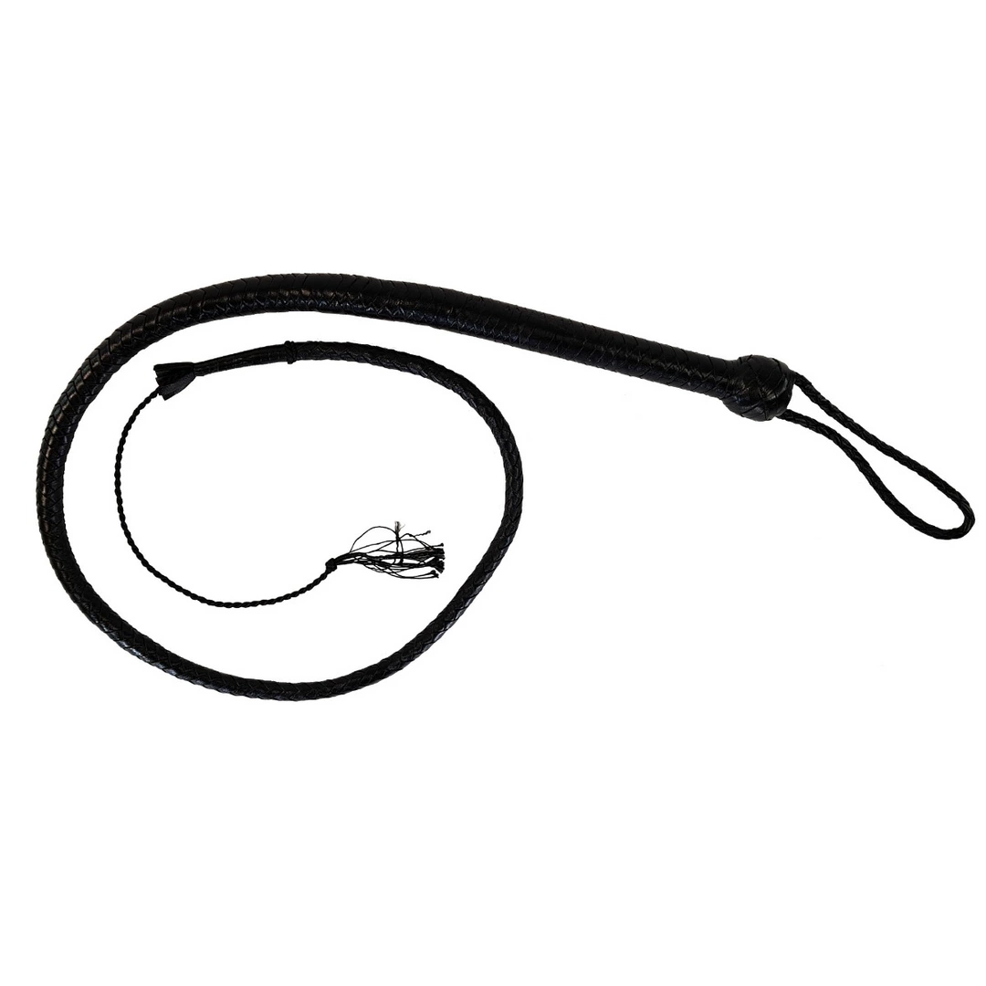 Prowler RED Turkish Knot Multi-Tail Faux Leather Whip 66in - nno ...